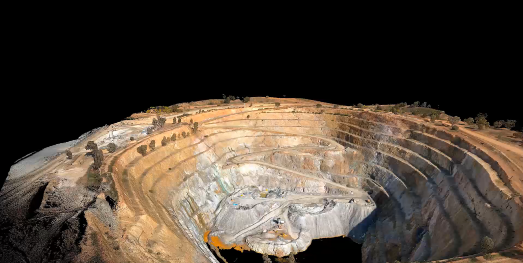 Open pit mine scan - Emesent
