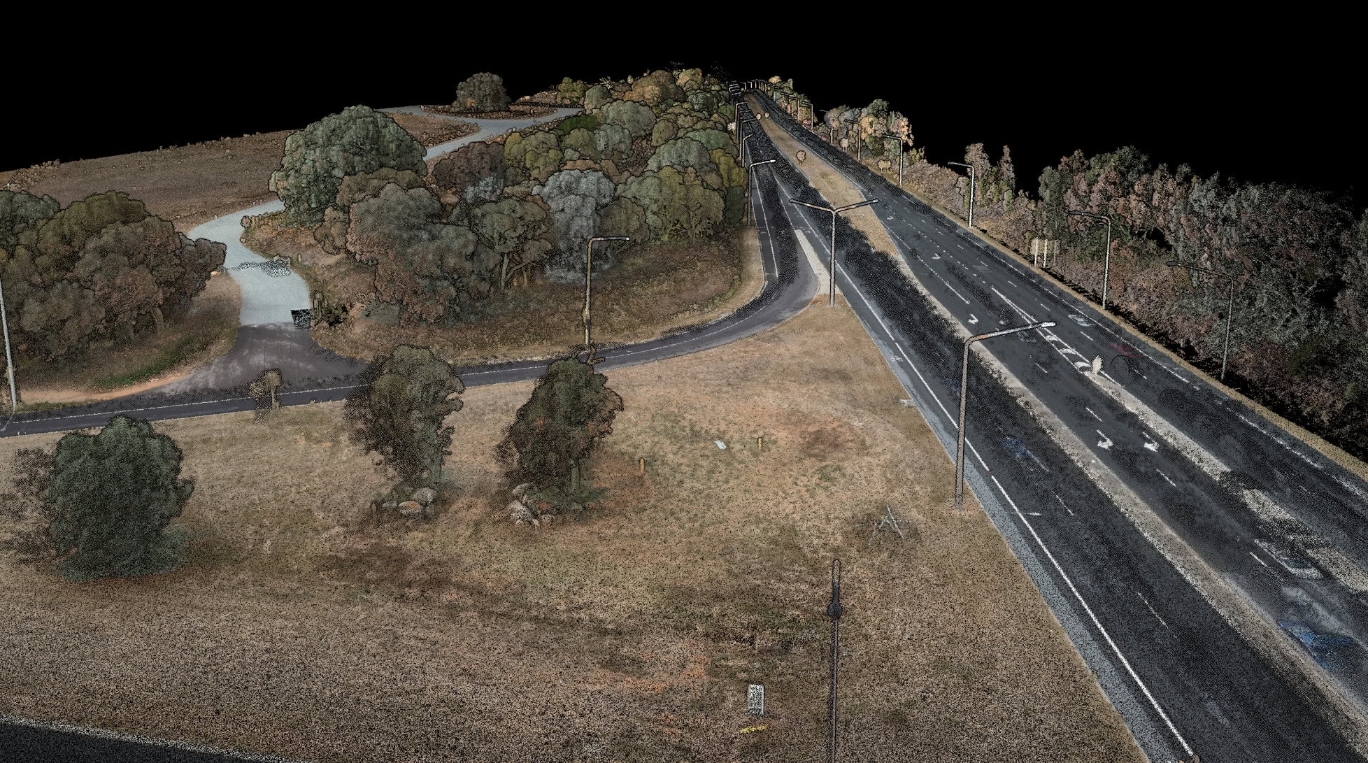 Rapid, comprehensive, versatile 3D data capture for a 2km roadway - Emesent
